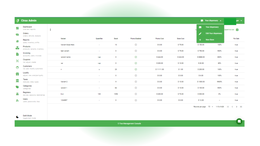 Inventory Management - C-Trax